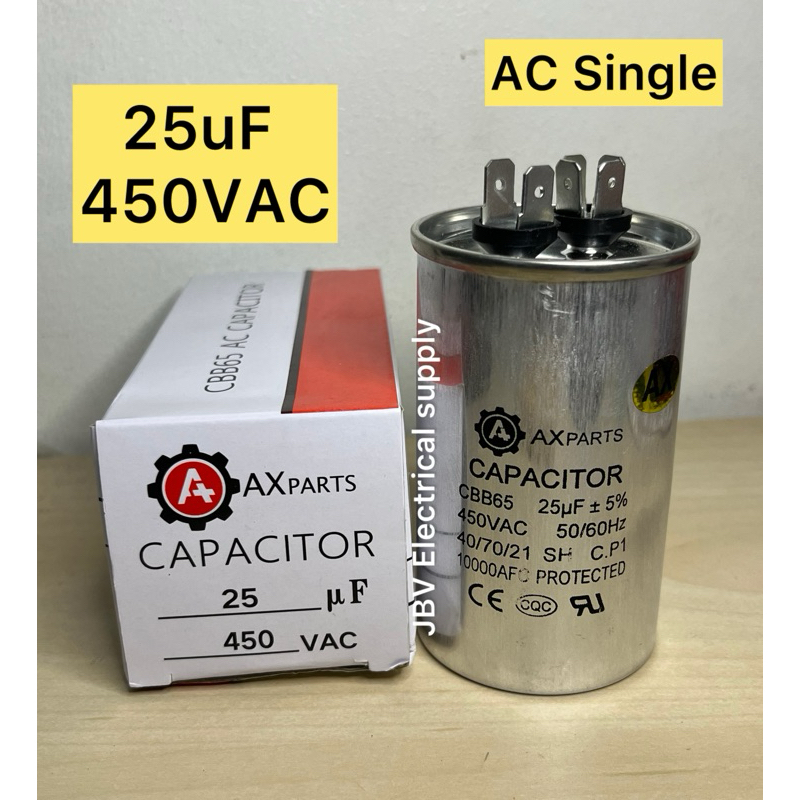 AIRCONDITIONER CAPACITOR 450v (SINGLE) | Shopee Philippines