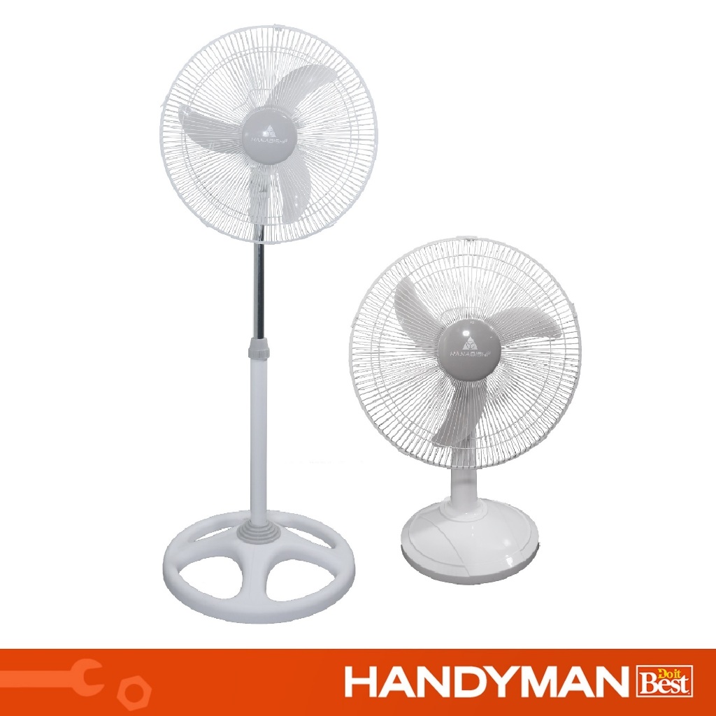 Hanabishi Desk Fan and Stand Fan Bundle (HHANDY16SF/16DF) | Shopee ...