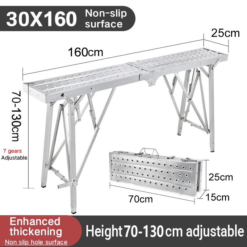 Folding Ladder Platform, Portable Scaffolding, Mobile Stepper, Height ...