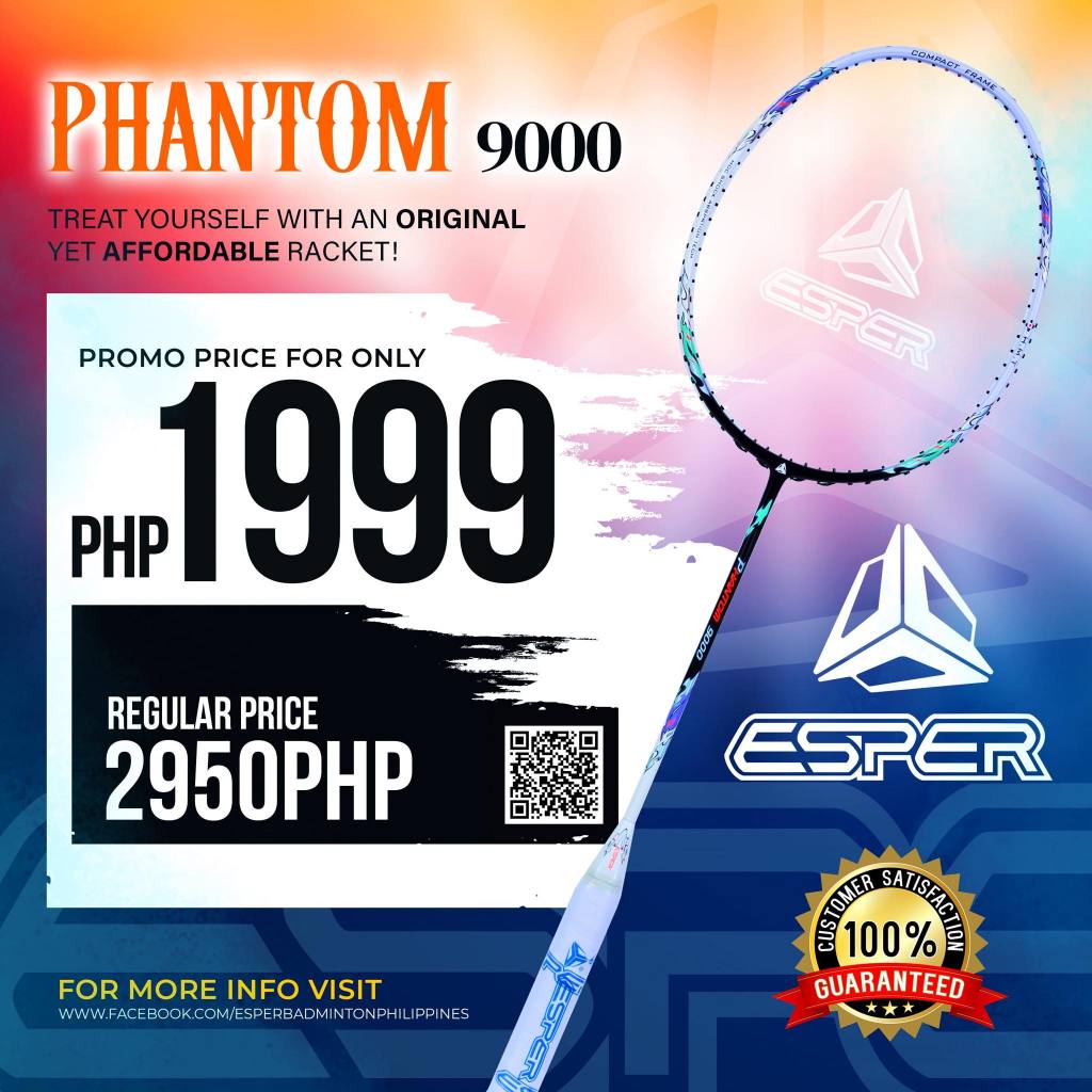 Phantom 9000 | Esper Badminton Racket | High-quality | Original ...