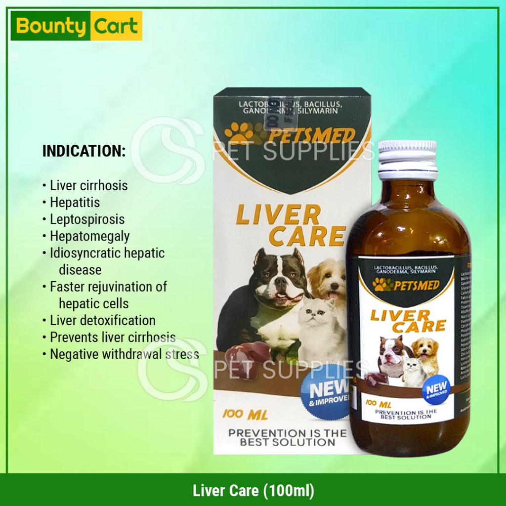 BC-100mL Petsmed Liver Care Lactobacillus, Bacillus , Ganoderma ...