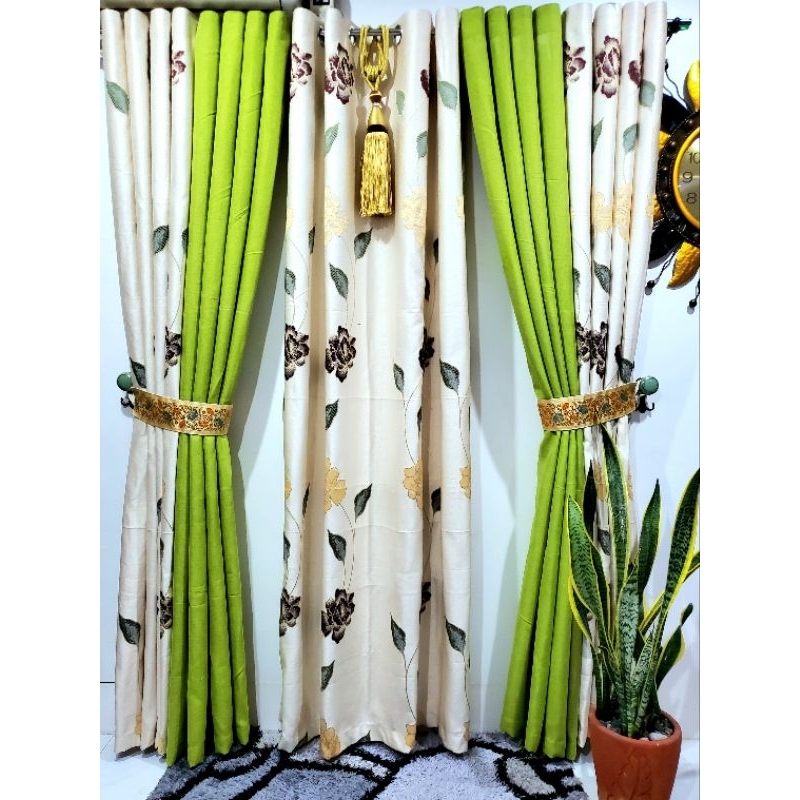 SOLD PER PC premium korean curtain | Shopee Philippines