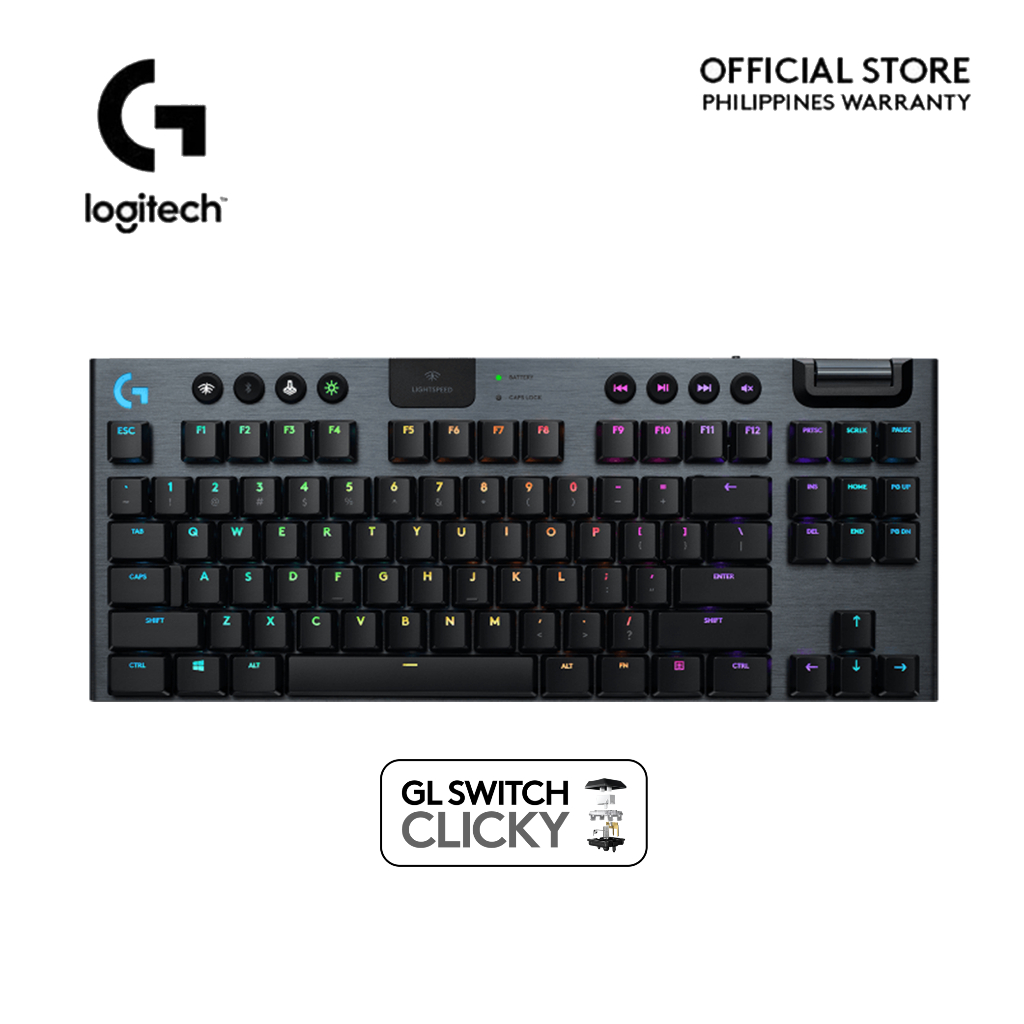 Logitech G913 TKL GL Clicky/Tactile/Linear Switch LIGHTSPEED RGB ...