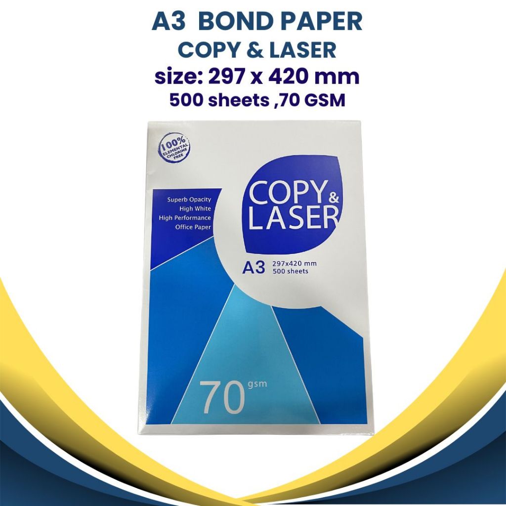 A3 Bond Paper Ream (500 sheets) | Shopee Philippines