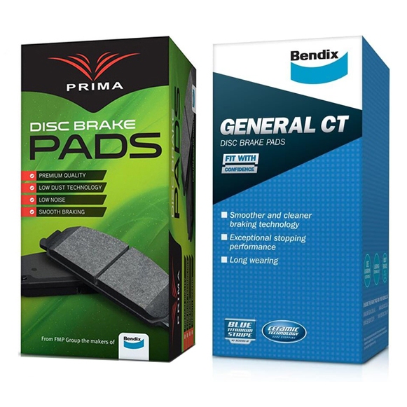 Bendix Prima Brake Pads Mitsubishi Mirage G4 Hatchback DB1912 GCT ...