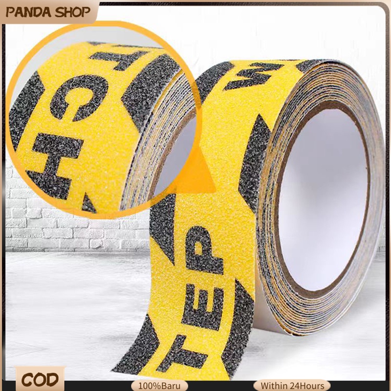 5M Watch Your Step Warning Tape Caution Abrasive Tape Stairs Skidproof ...