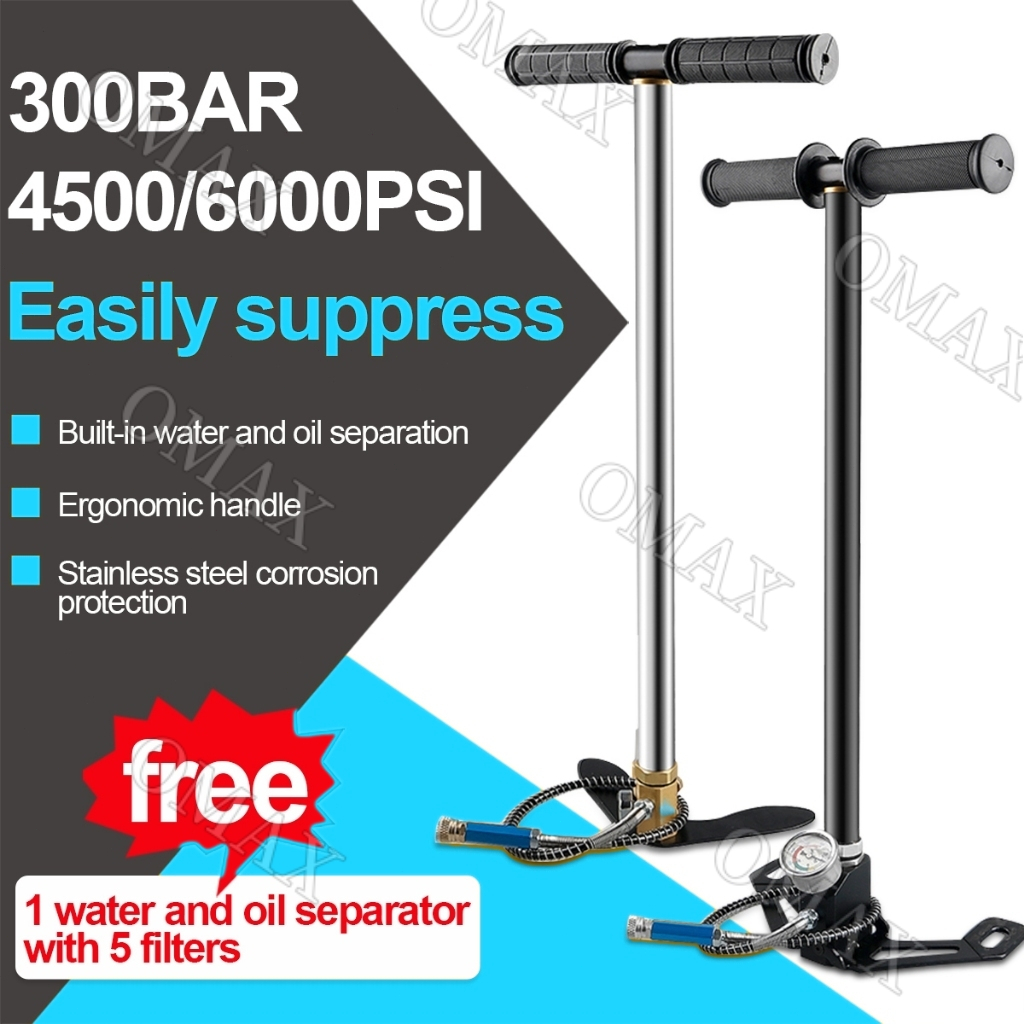 6000psi Pcp Air Pump hand pump High Pressure Tire Pumpinflator Air ...