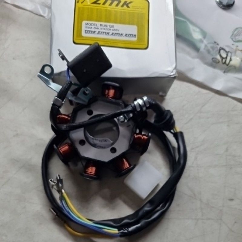 China Rusi 125, Rusi 150 8-Coils Stator Assembly Battery Operated ...