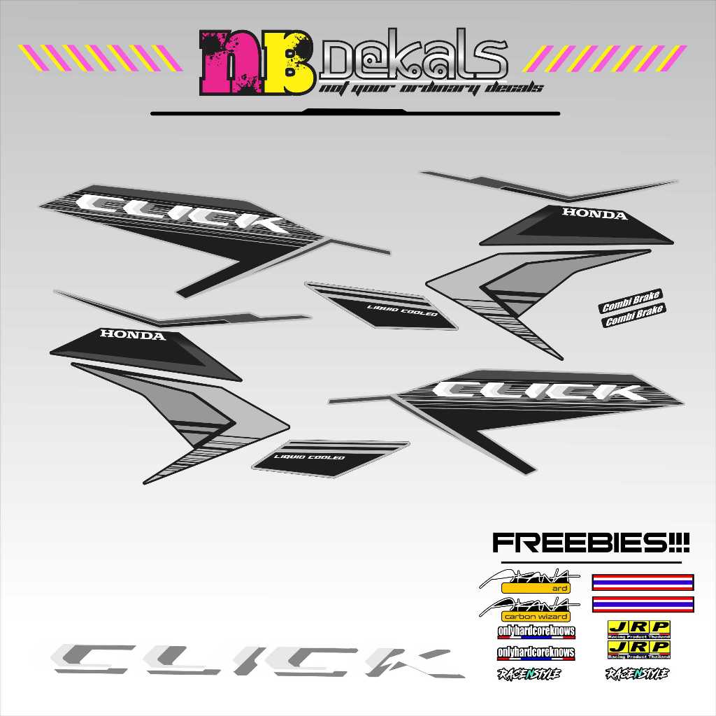 HONDA CLICK 125 V3 2024 STOCK DECALS | Shopee Philippines