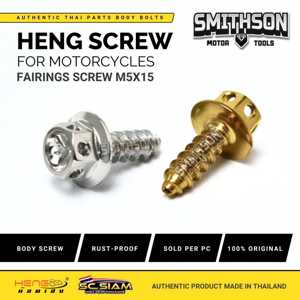 HENG Flower Type Screw m5x15 Body Bolts Screw Fairings 1pc for Yamaha ...