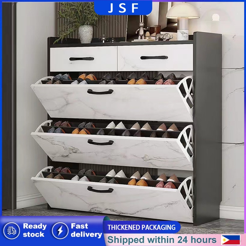 JSF Shoe Cabinet Flip Shoe Rack Cabinet Living Room Multifunctional ...