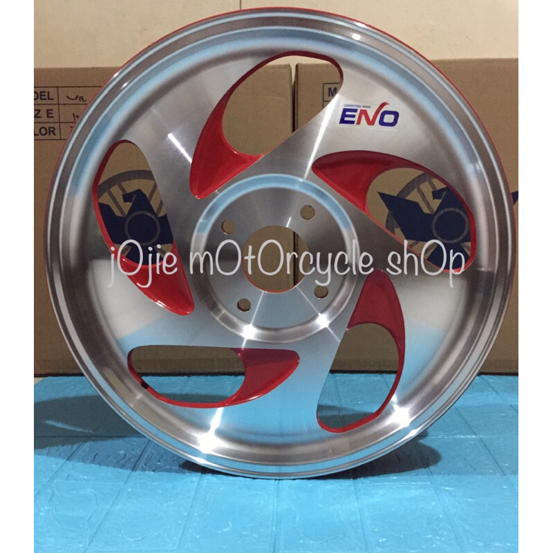 Sidewheel mags for tricycle”Expedition”(size 17x1.75)Red and Black(Mags ...