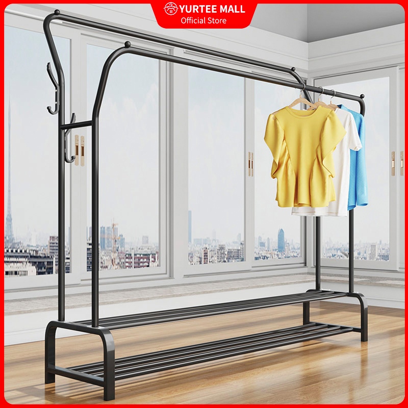 COD Bedroom Clothes Rack Drying Rack Sampayan Hanger Rack For Clothes ...