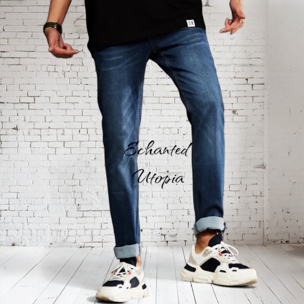 2024 New Men’s Denim Stretchable Skinny Jeans Pants High Quality ...