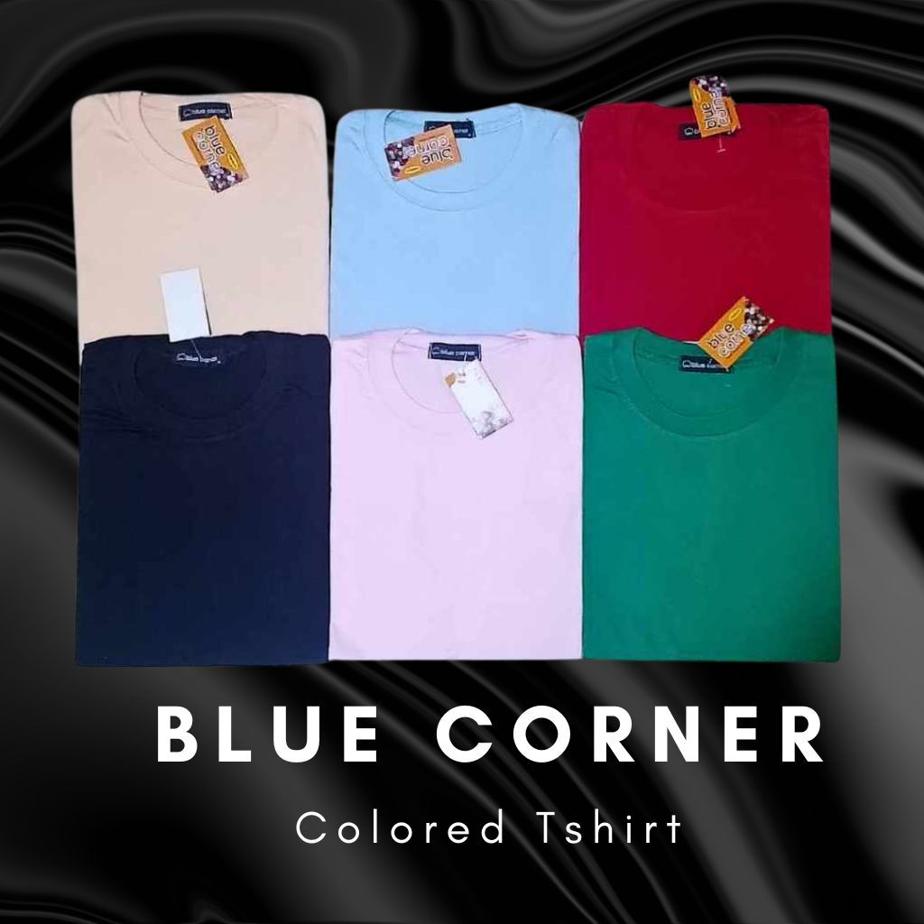 Original Blue Corner Round Neck T-Shirt Colored Unisex Adults | Shopee ...
