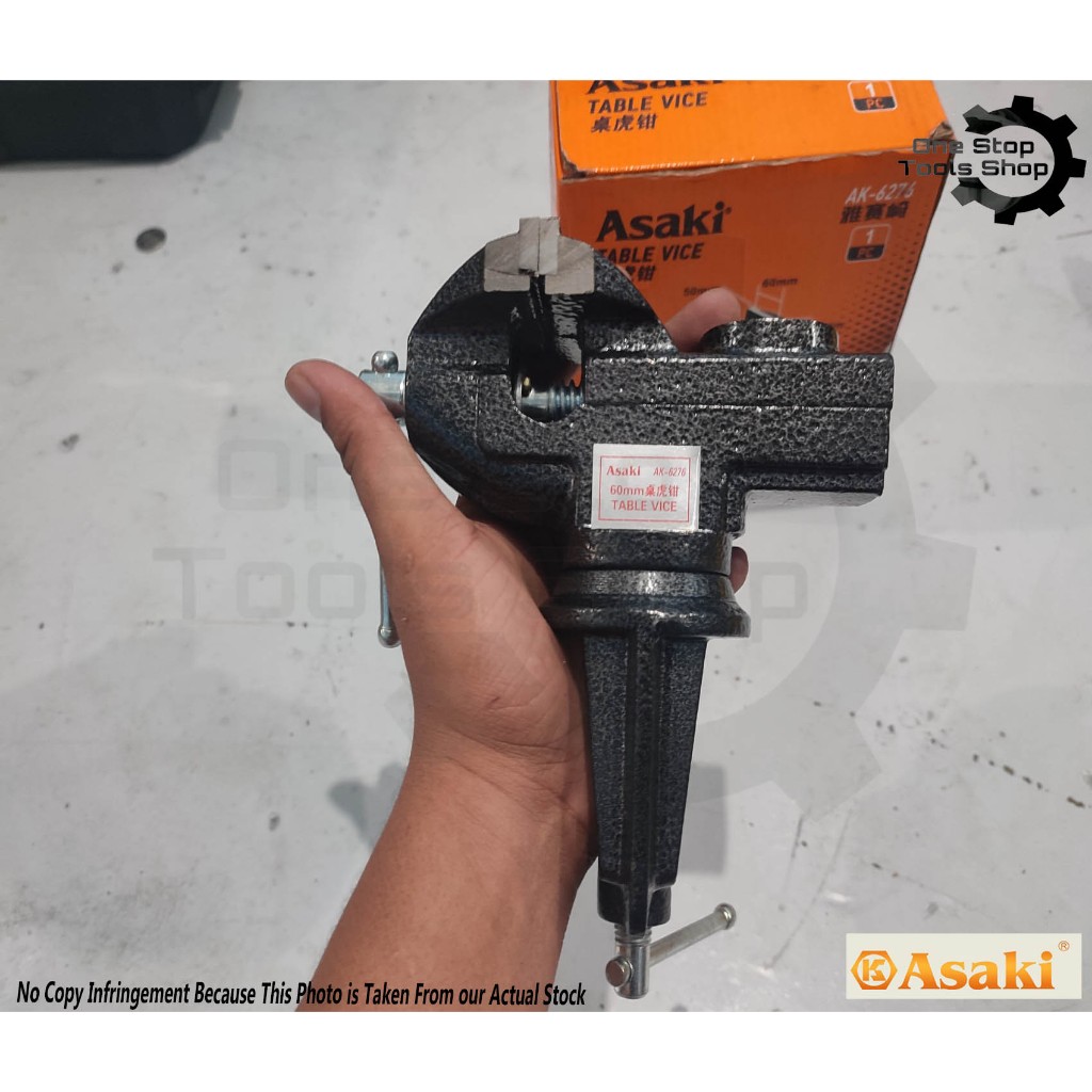 Asaki Mini Bench Vise With Anvil AK6276 (for Table only) | Shopee ...