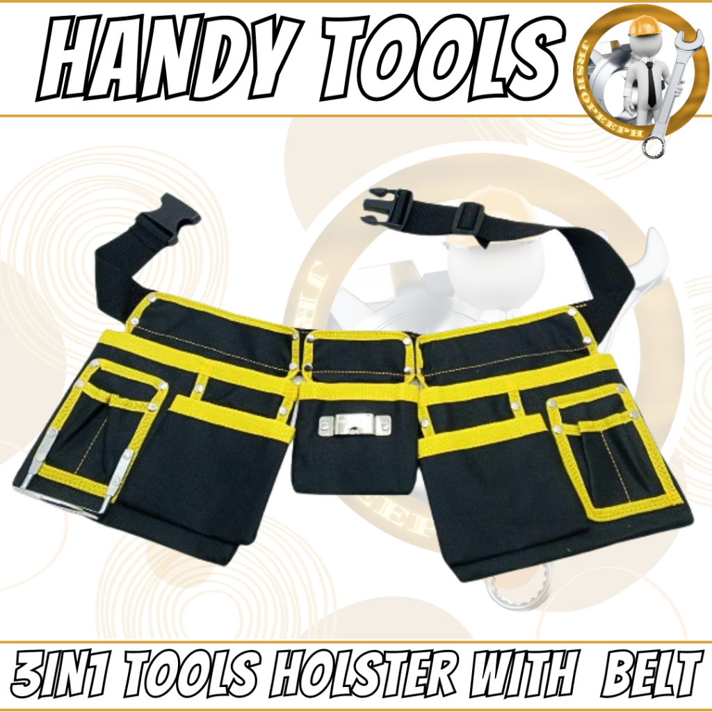 Jrshopeeph 3in1 Tools Holster with Belt High Quality Multifunctional ...