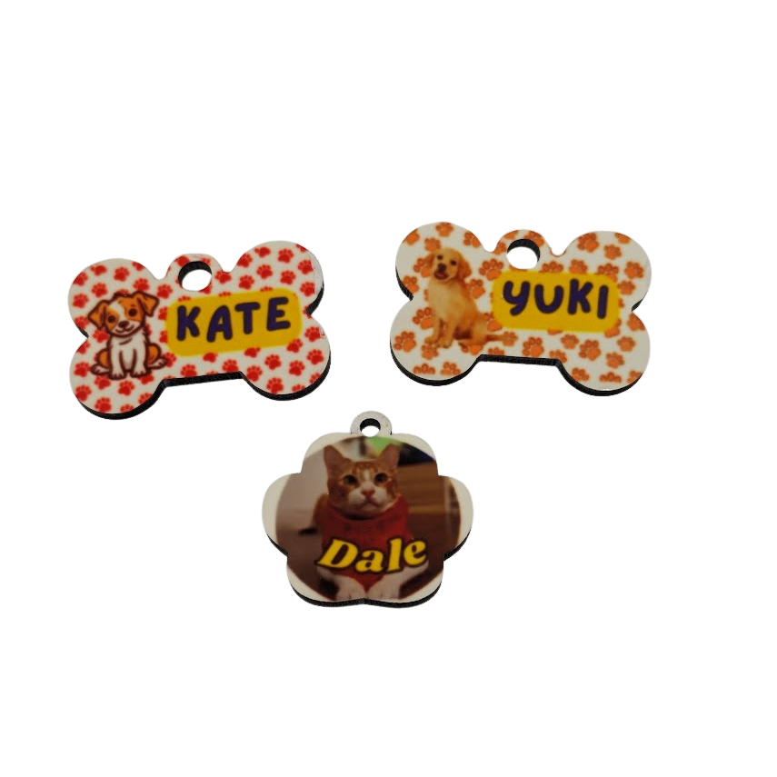 Customized Dog/Cat Tags (Two-sided print) | Shopee Philippines