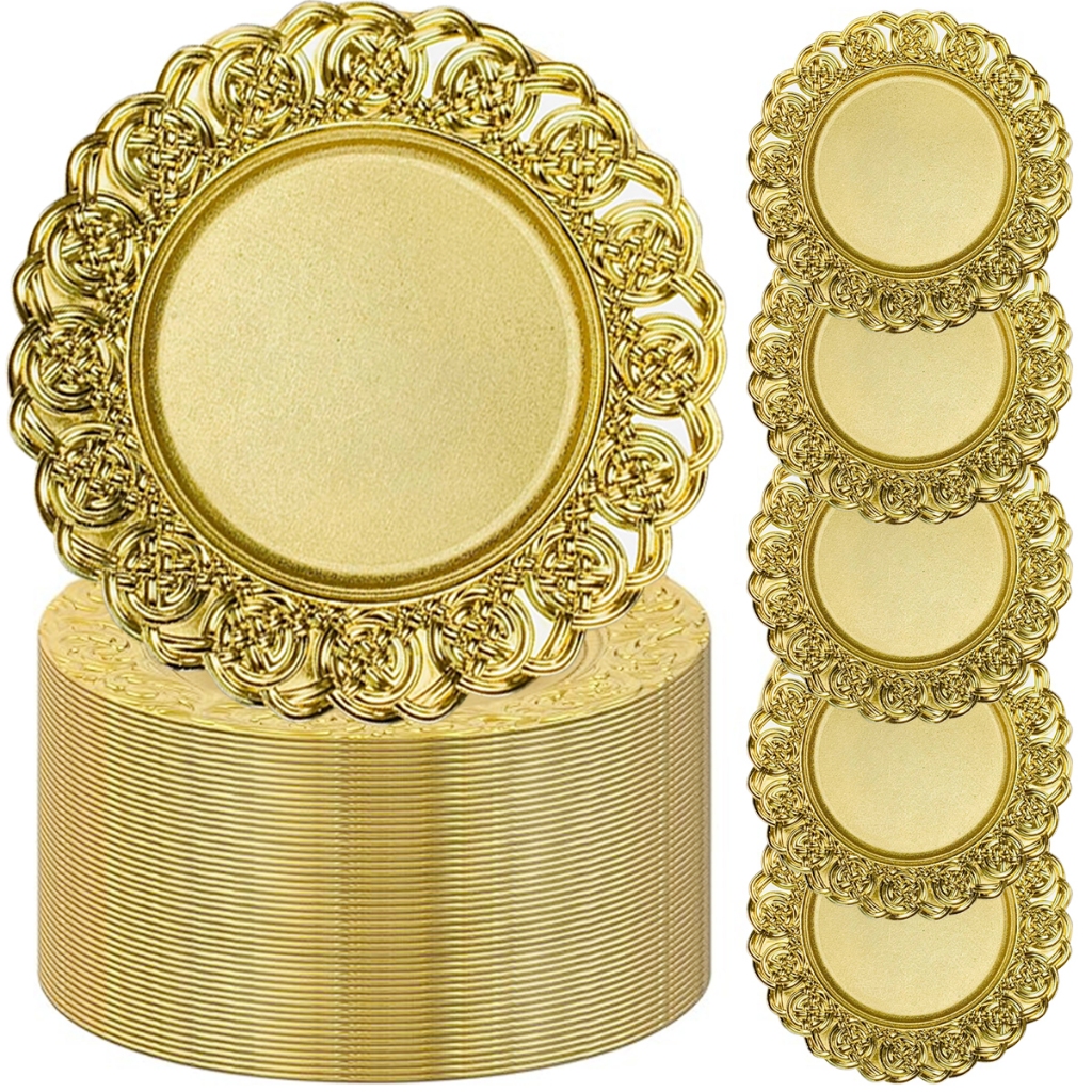 Gold Charger Plates 13 Inch Elegant Dinner Charger Plates European ...