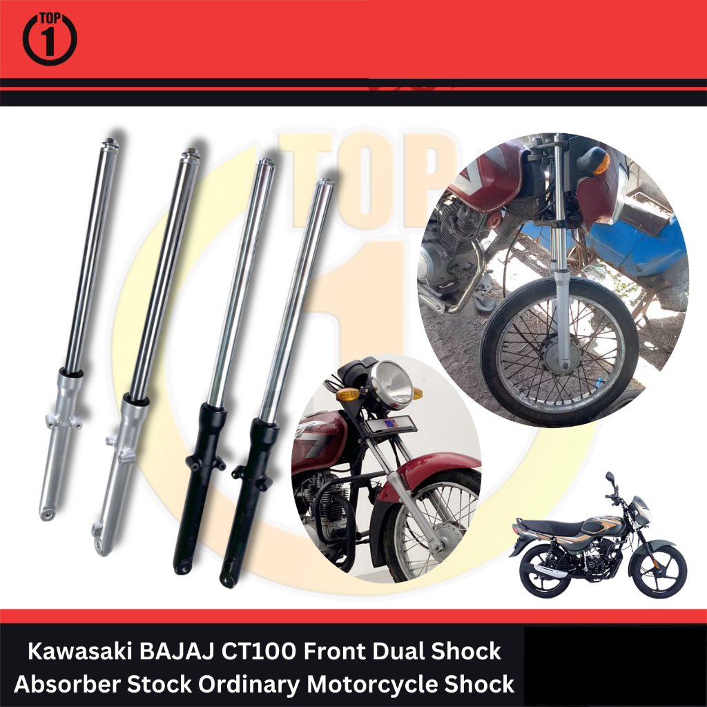 1 Pair Kawasaki BAJAJ/CT100 Stock Front Dual Shock Absorber Ordinary ...