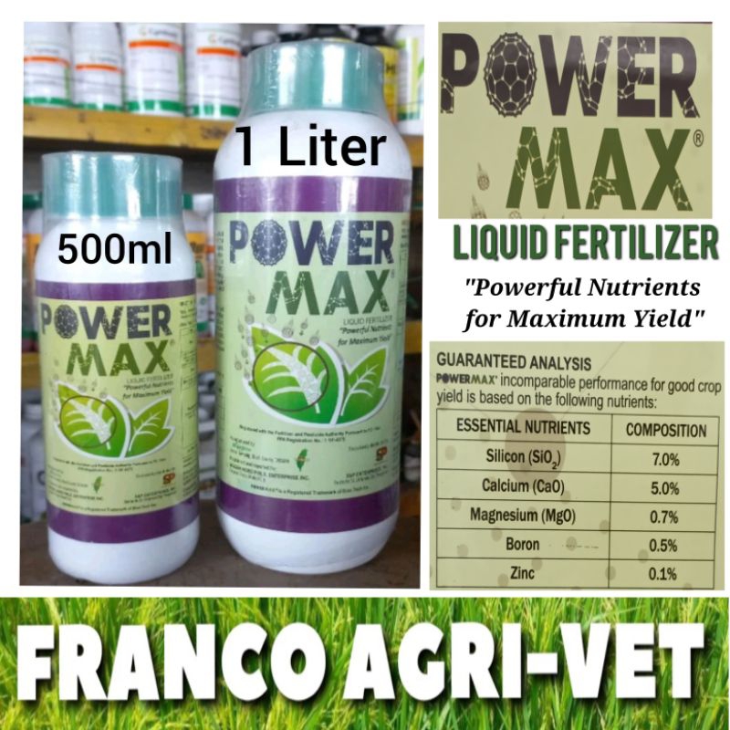 Power Max ( 1 Liter / 500ml ) | Shopee Philippines