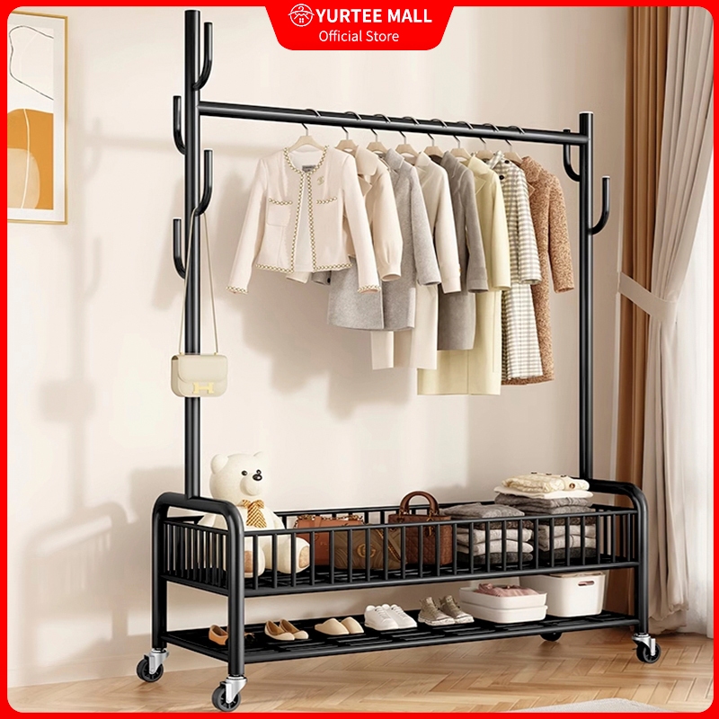 Clothes Rack Sampayan Household Simple Bedroom Coat Rack Floor ...