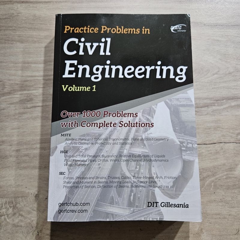 Practice Problem in Civil Engineering volume 1 By: Gillesania | Shopee ...
