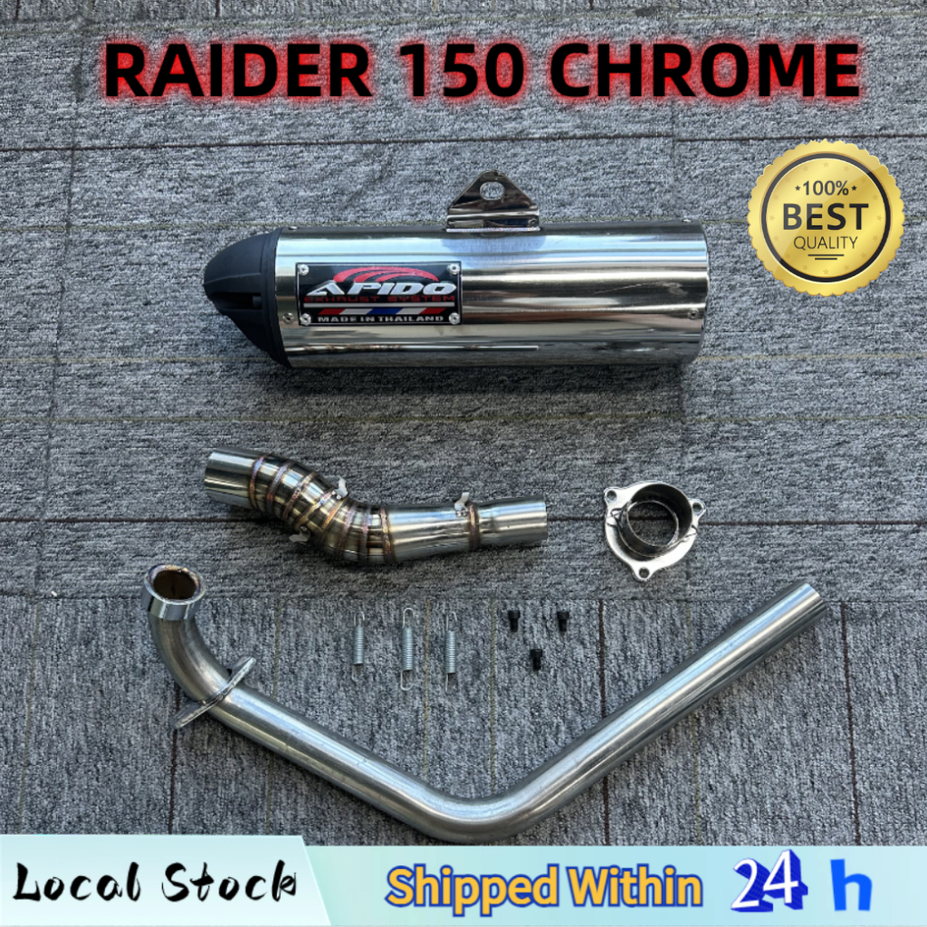 【Local-Ship】APIDO Pipe For Raider 150 Carb Exhaust Pipe Made in ...