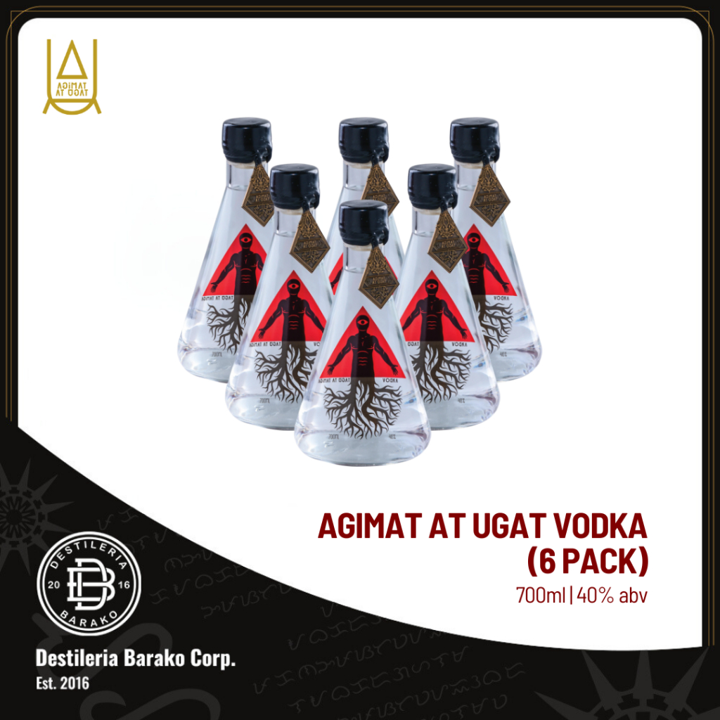 Agimat At Ugat Vodka 700ml 40% ABV - 6 pack | Destileria Barako ...