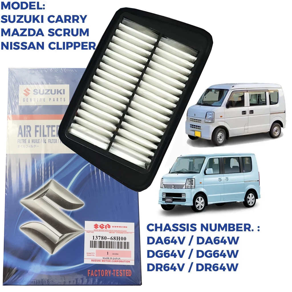 Suzuki Every Transformer Van Wagon DA64V DA64W Air Filter Air Cleaner ...