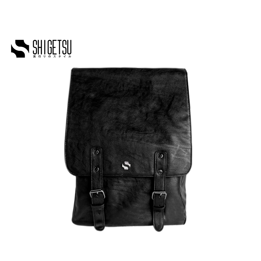 Shigetsu Leather Backpack Collection for Men Bag for School | Shopee ...