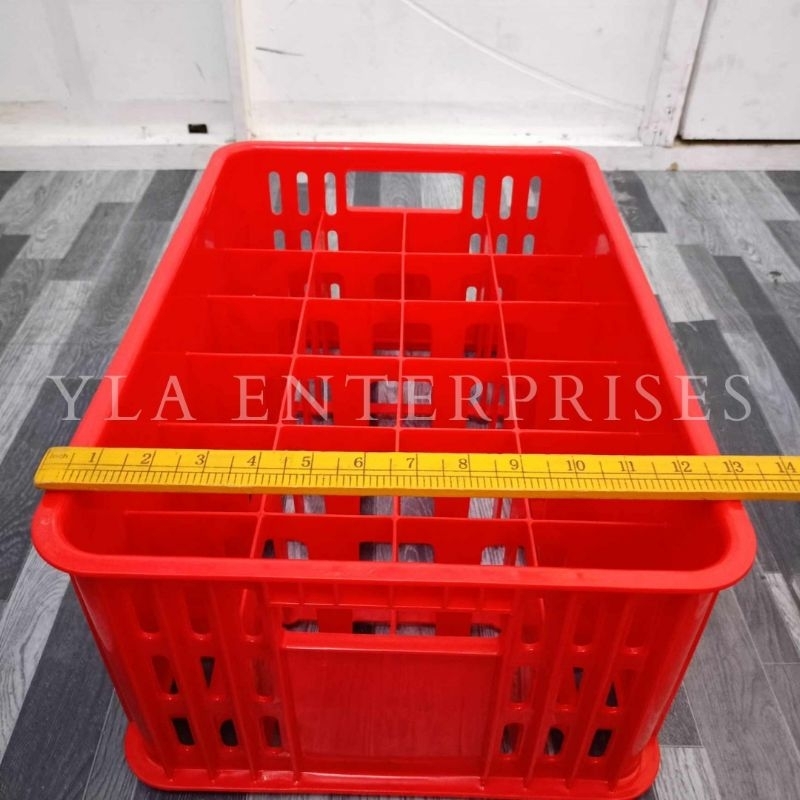 YLA - HIGH BALL CRATE w/ DIVIDER (CAPACITY: 24PCS GLASS) | Shopee ...