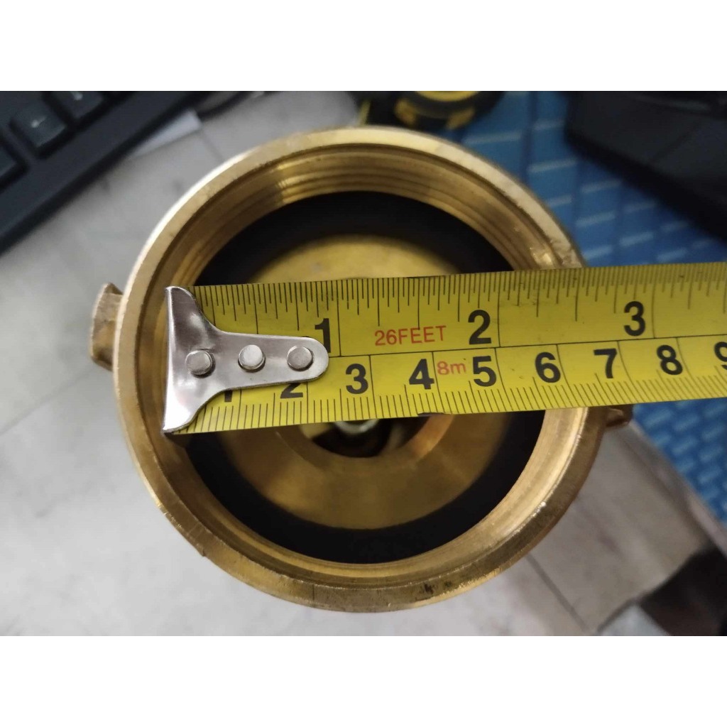 BRASS FIRE HOSE NOZZLE FOG TYPE ( 2-1/2