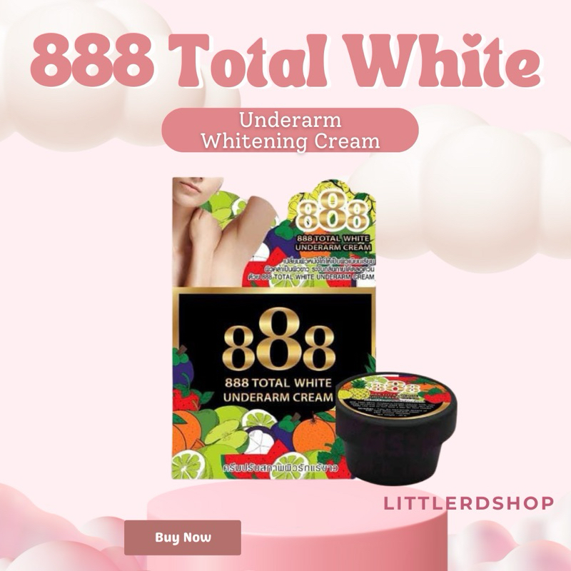 888 Total White Underarm Whitening Cream Original From Thailand ...
