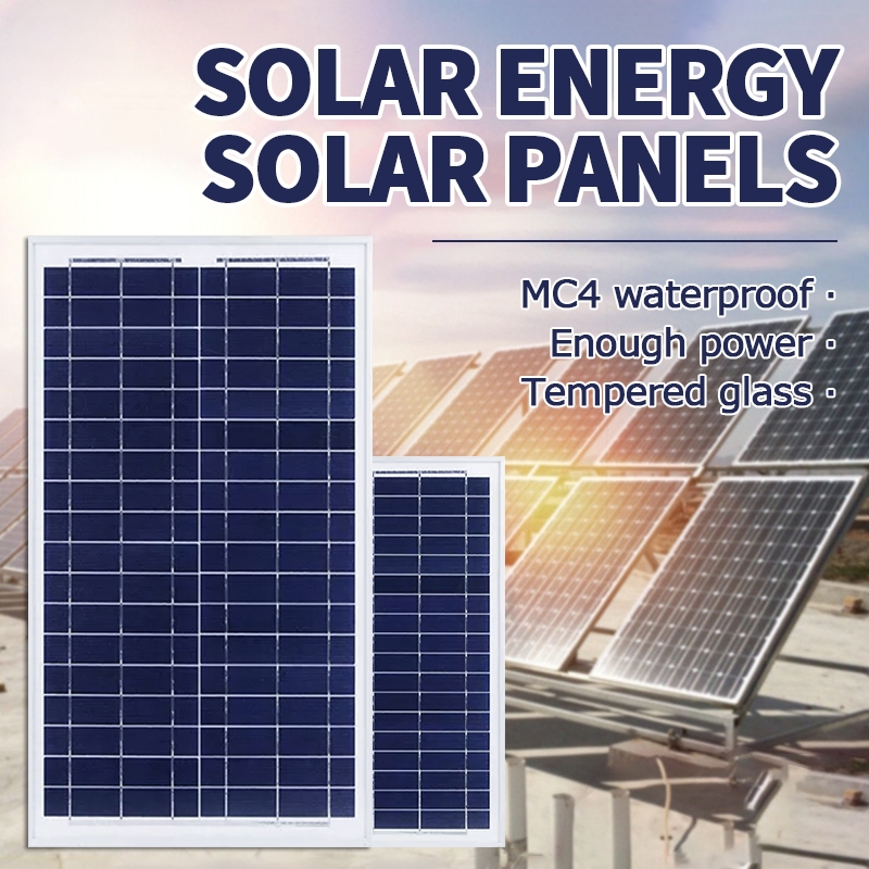 【24H Ship】 400W Solar Panel 18 Volt Pv Solar Module Cell Panel Generator Set For Home With ...