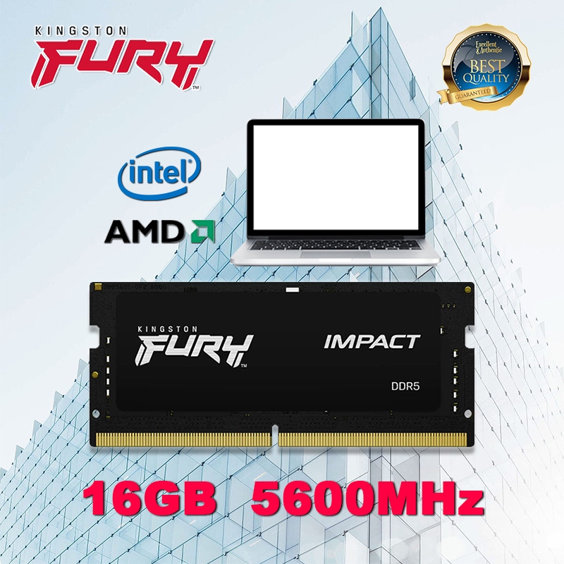 [Local 24H] Kingston Fury Impact DDR5 8GB 16GB 32GB 4800MHz / 5600MHz 1.1V SODIMM For Laptop ...
