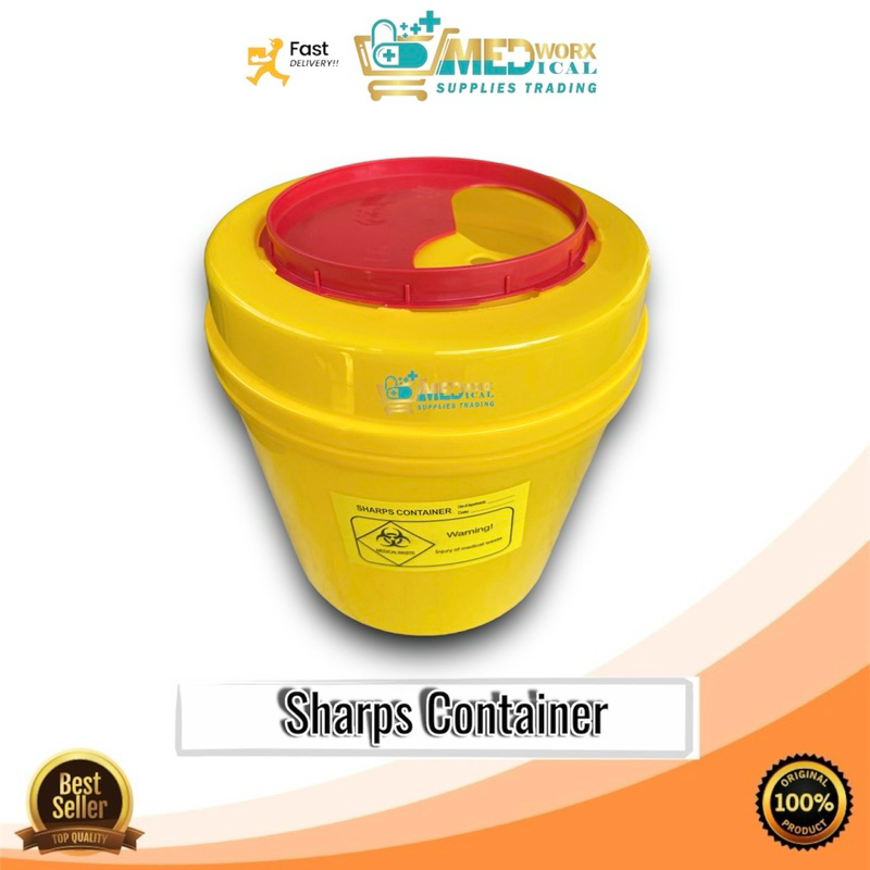 Sharps Container | 5 Liters | Round Type | 1 Pc | Shopee Philippines