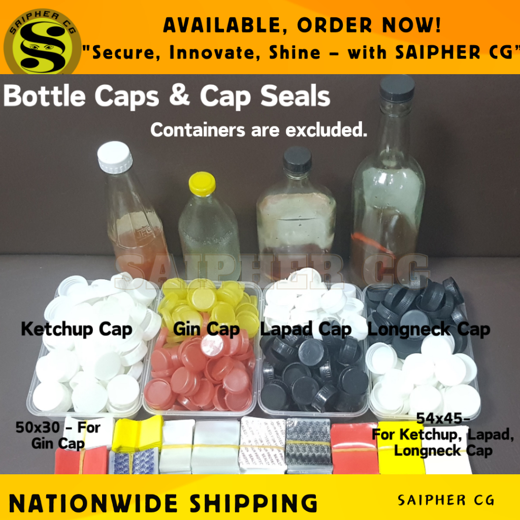 250grams Gin Cap/ Long neck 750ml Cap/Ketchup Cap/Lapad Cap/ Liners ...