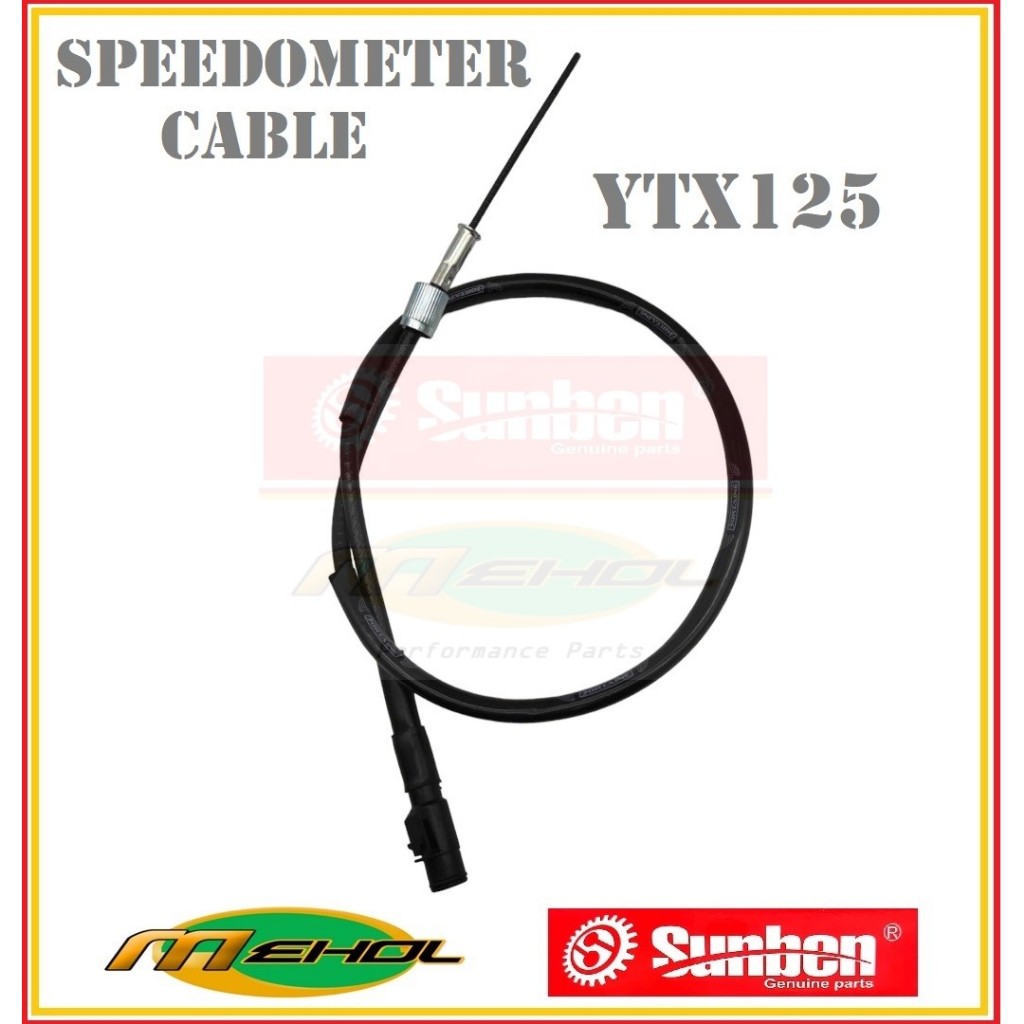 YAMAHA YTX125 BRAKE CABLE/ CLUTCH CABLE/ SPEEDOMETER CABLE/ THROTTLE ...
