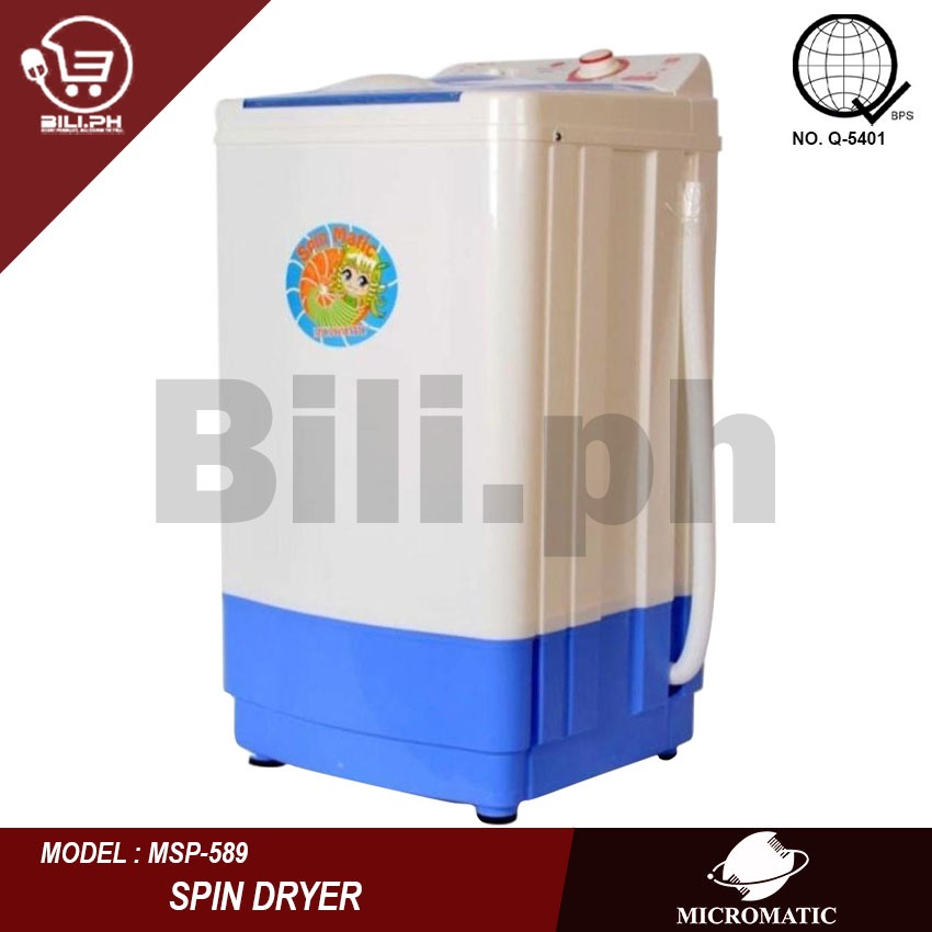 Micromatic MSP-589 5kg Powerful Super Spin Dryer | Shopee Philippines