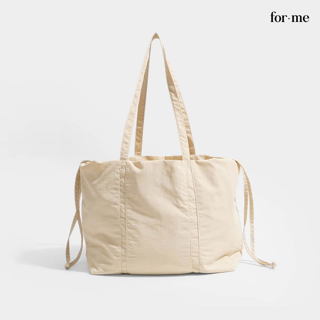ForMe Nylon Tote Bag for Women (Cream) | Shopee Philippines