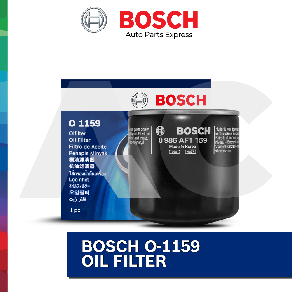 BOSCH OIL FILTER O1159 (C-526) FOR ISUZU ELF (4HF1,4HF1-T) | Shopee ...