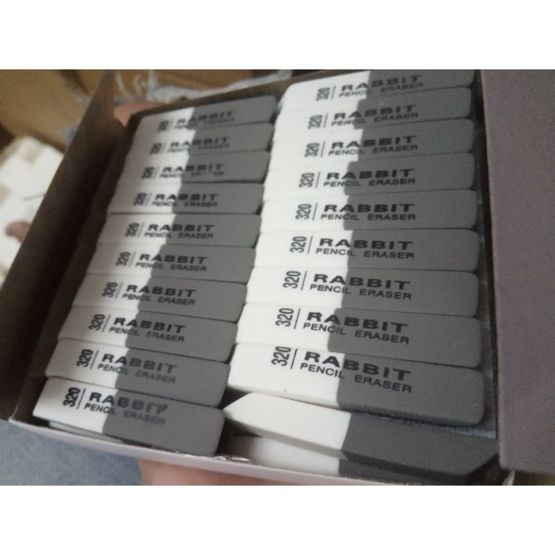 80pcs Eraser school supplies Rabbit eraser | Shopee Philippines