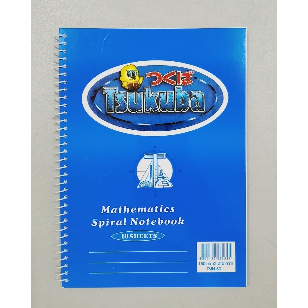 Math Notebook Tsukuba Mathematics Notebook 80 Leaves Spiral | Shopee ...