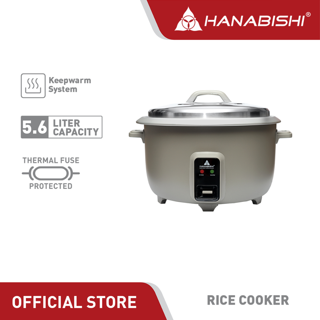 Hanabishi Heavy Duty Rice Cooker HHRC560HDRC | Shopee Philippines