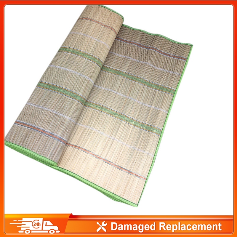 Porsche Natural Woven Straw Mat Student Dormitory Straw Mat Picnic Mat ...