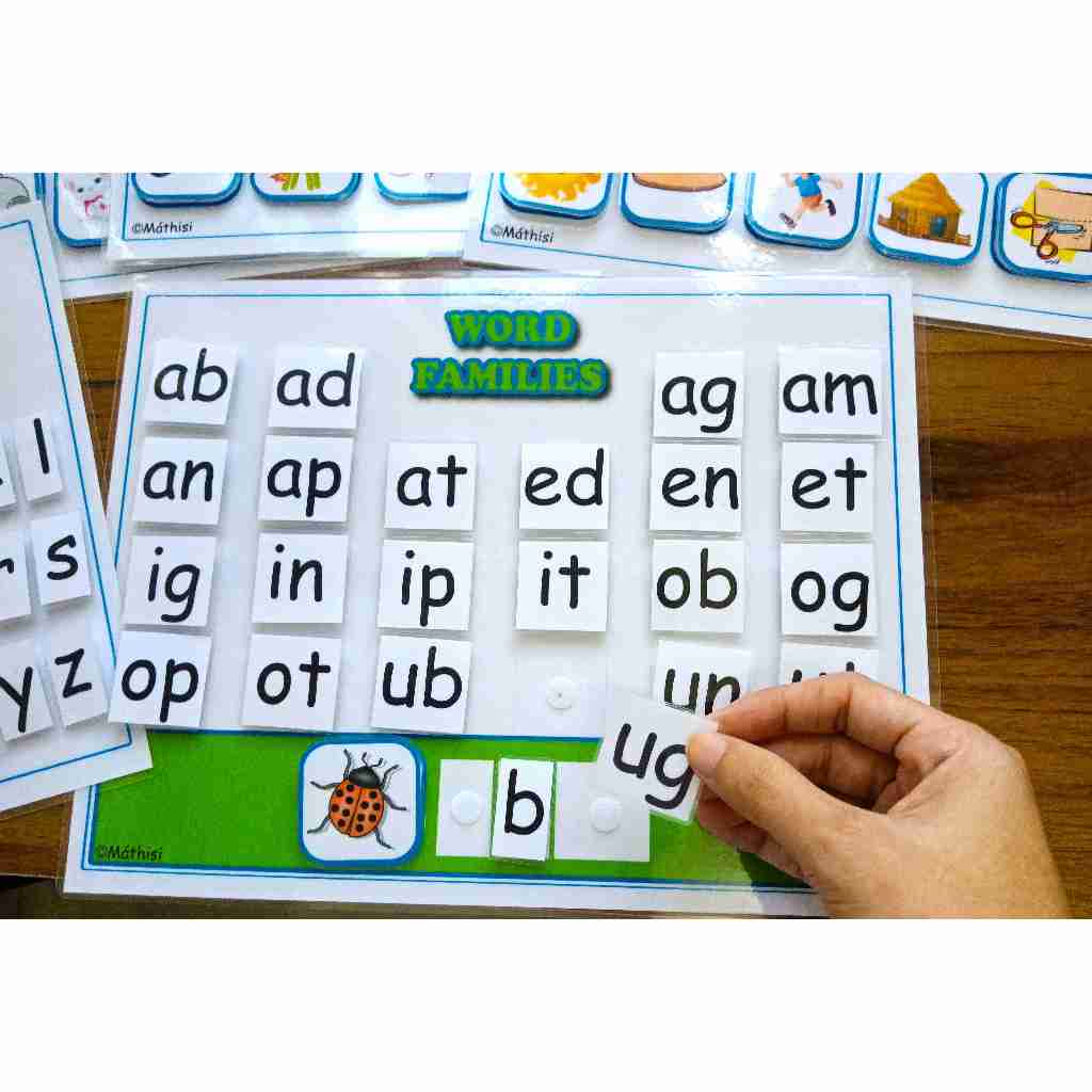 Word Families Learning Workbook for Kindergarten and Elementary ...