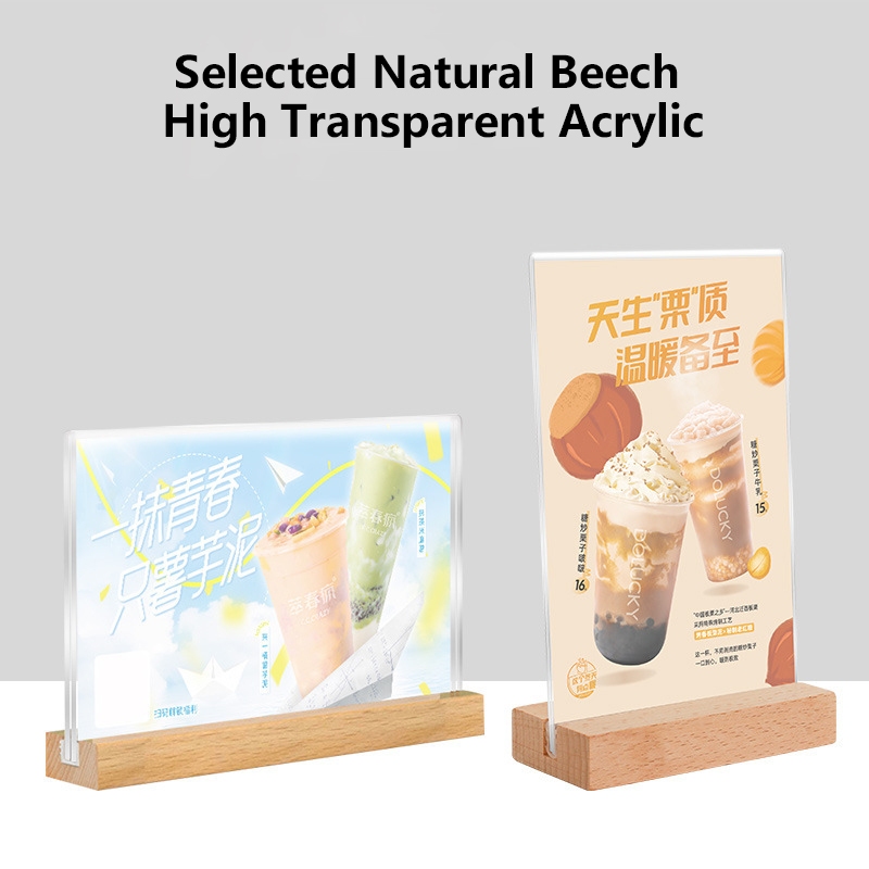 A4 A5 Photo Frame/Restaurant Desktop Display Billboard Milk Tea Shop ...