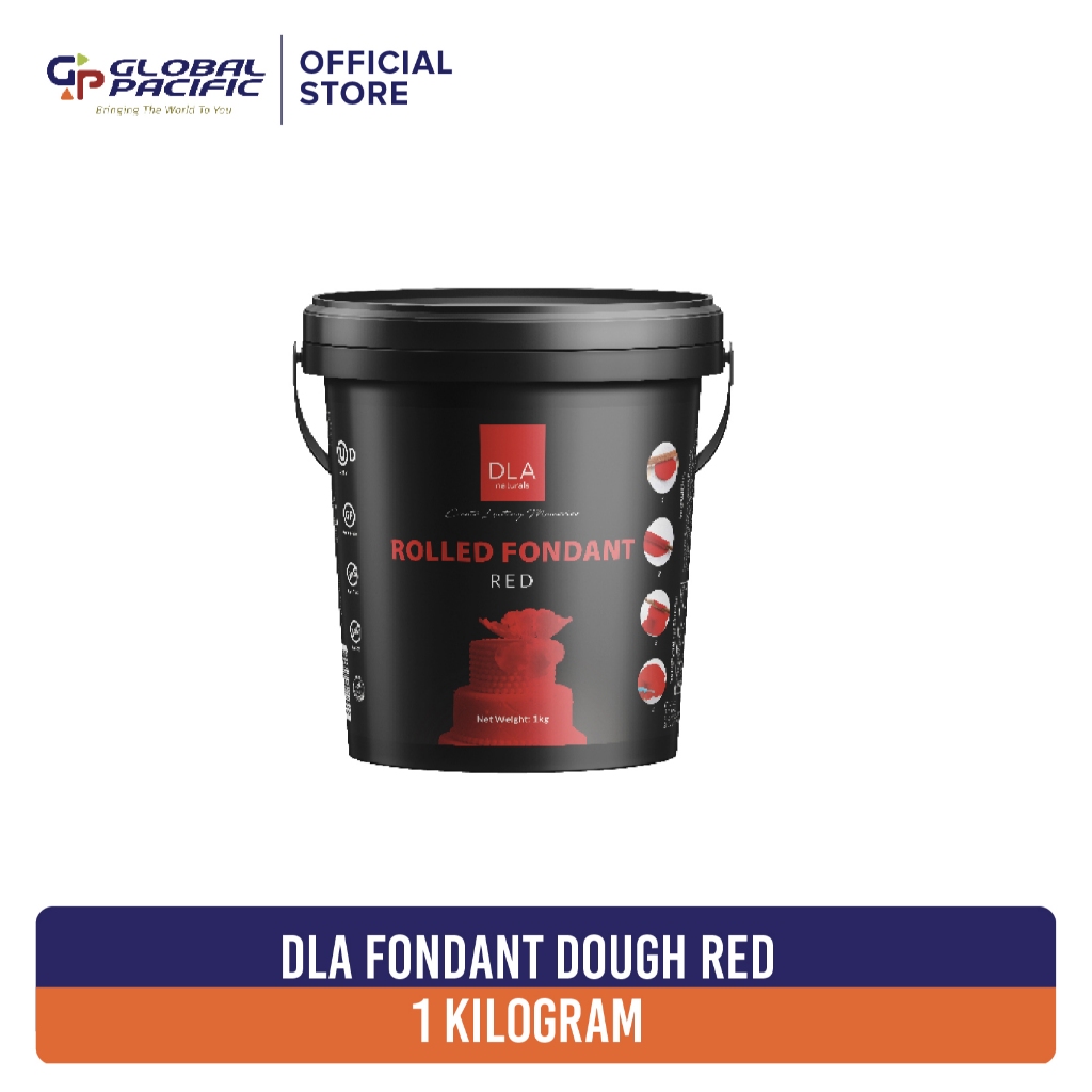 DLA Fondant Dough Red 1kg | Shopee Philippines