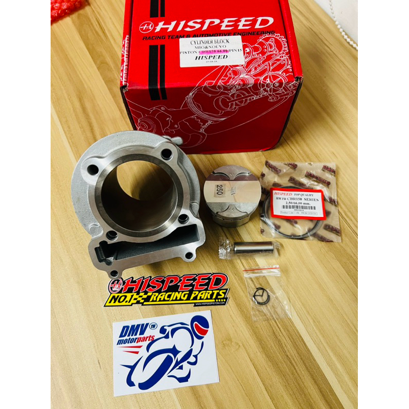 Hispeed Racing Cylinder Block 66mm 4Valve Steel for MIO SPORTY | Shopee ...